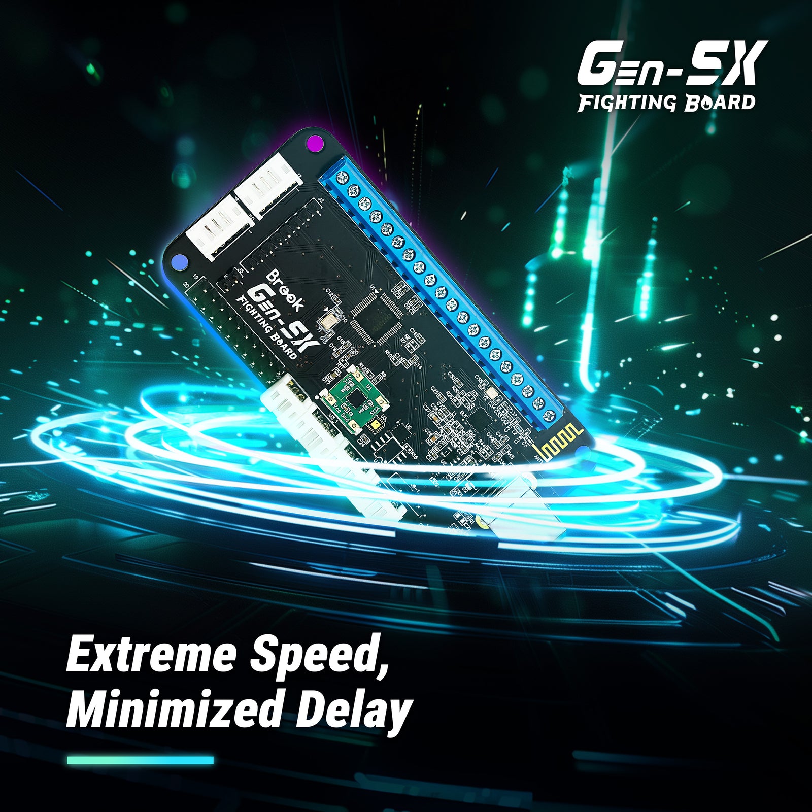 Brook Fighting Gen 5X Fighting Board – PS5, Xbox, Switch, PC | LED ...