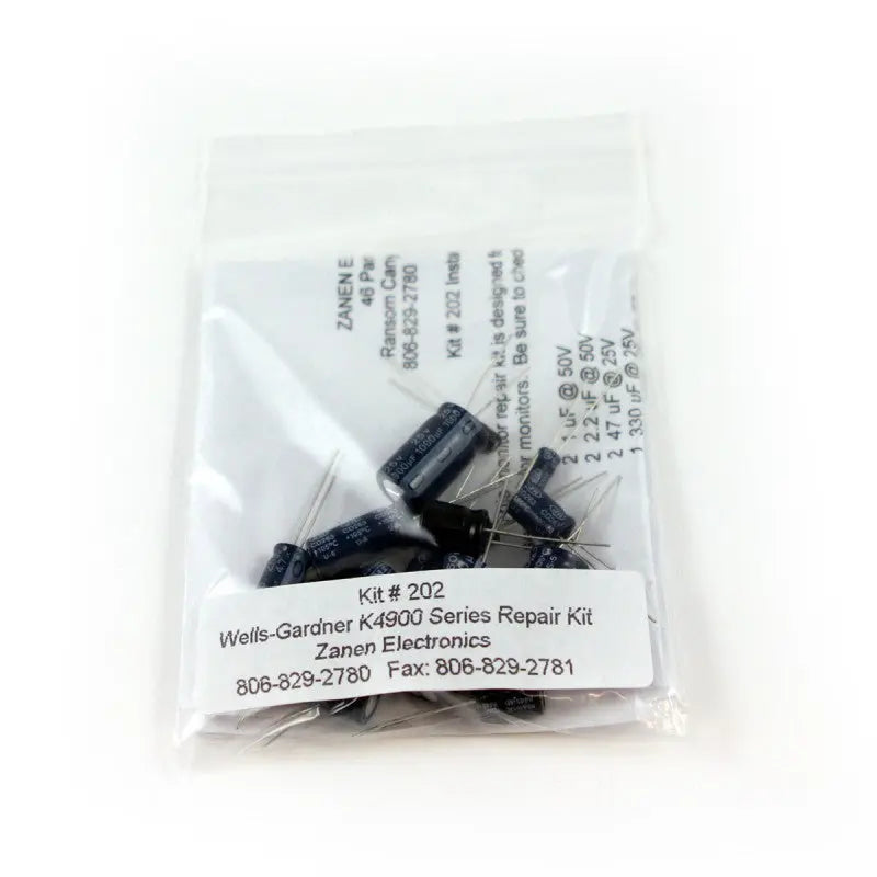 K4900 19" Color Monitor Cap Kit - Paradise Arcade Shop