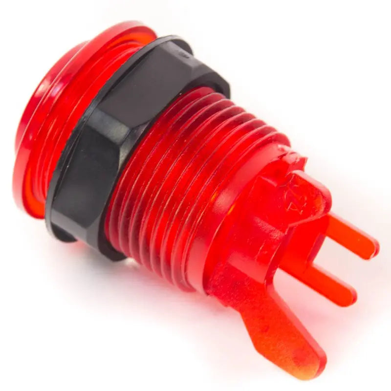 iL PSL-L-CV Convex Button - Translucent Red - Paradise Arcade Shop