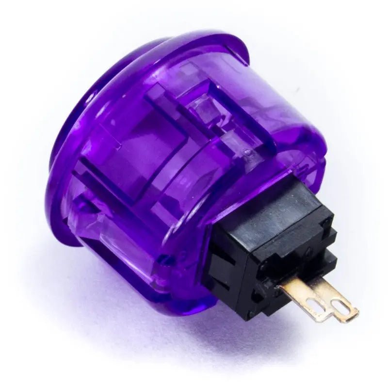 Seimitsu PS-14-K 30 mm Snap-in Button - Clear Violet - Paradise Arcade